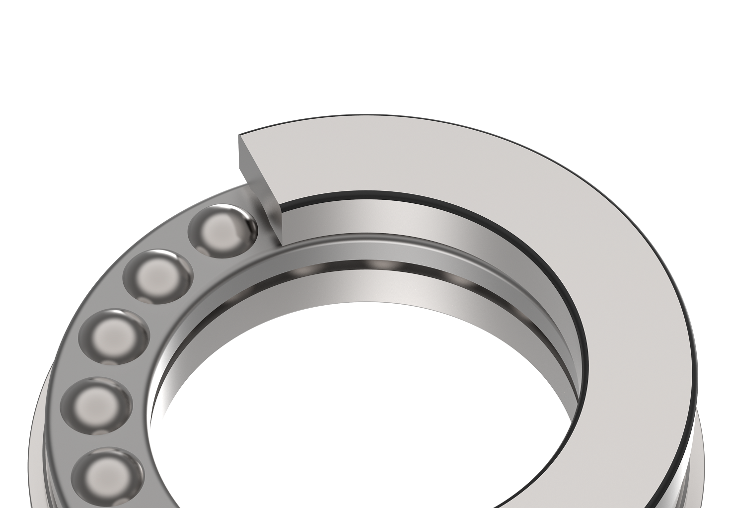 Rodamientos axiales de bolas unidireccionales con anillo de casquete ...